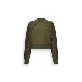 Liu Jo Mock Turtleneck - - Knitwear - Damen - Gr&uuml;n - L