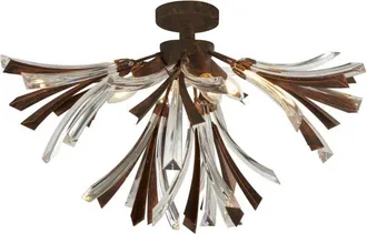 Searchlight Searchlight - Suspension shake 3L bronze et claire