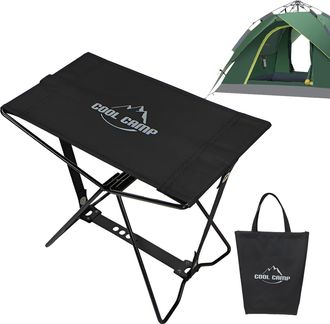 Generico Campinghocker, faltbar, tragbar, kompakter Sitz, mit Transporthocker, tragbar, Tragf&auml;higkeit bis 100 kg, f&uuml;r Outdoor, Reisen, Wandern