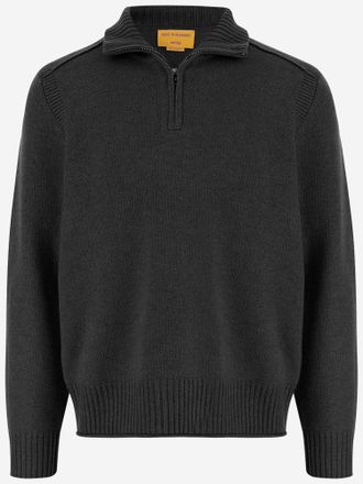 Guest In Residence Half-Zip Cashmere Sweater - Black
