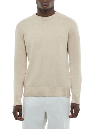 Fursac Pull &agrave; col rond en laine et coton - Taille XL - Homme