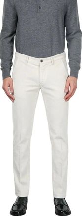 Mason's Pantalon Chino Milano - Homme - Pantalons - Blanc - Taille: M