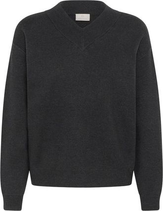 Kaffe Strickware - - Knitwear - Damen - Grau - 2XL