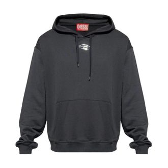 Diesel S-Norm-Hood-Iod Hoodie - - Sweatshirts & Hoodies - Herren - Schwarzk - XL