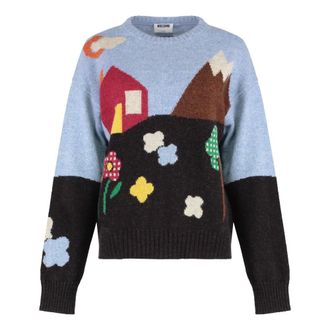 Moschino Damen, Strickwaren, Mehrfarbig, XSGr&ouml;&szlig;e