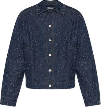 Jacquemus Homme, Vestes, Bleu, Taille: S Denim Vestes