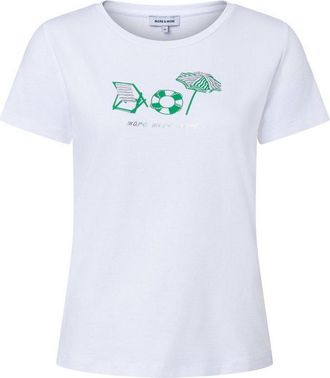 More & More Kurzarmshirt stretchiges Baumwollshirt, Summervibes