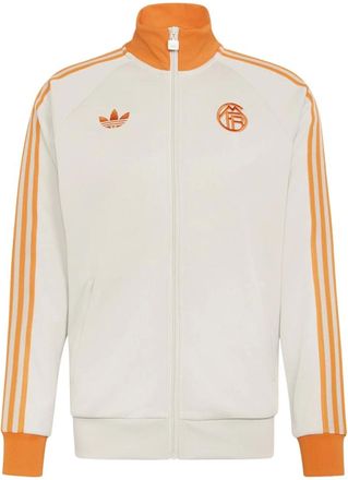 adidas Homme, Sweatshirts et sweats &agrave; capuche, Beige, Taille: S FC Bayern M&uuml;nchen Originals Track Top