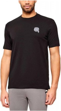Karl Lagerfeld Homme, Tops, Noir, Taille: L T-shirt ras du cou