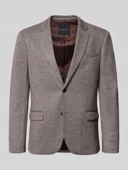 Bugatti Slim Fit Sakko mit Baumwoll-Anteil