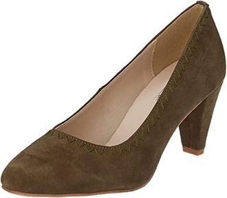 Hirschkogel Escarpins pour Femme, Kaki, 37 EU