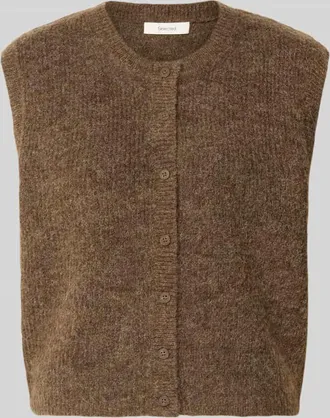 Selected Regular Fit Weste aus Woll-Mix mit Alpaka-Anteil Modell LULU