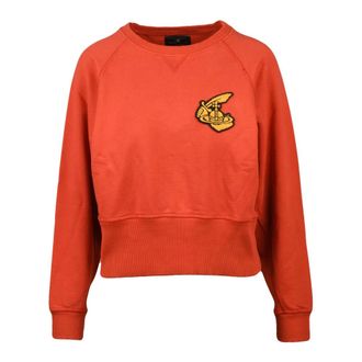 Vivienne Westwood Femme, Sweatshirts et sweats &agrave; capuche, Rouge, Taille: 38 FR SweaT-shirt Girocollo