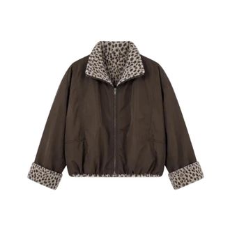 8pm Primrose Bomber - - Jackets - Damen - Braun - M