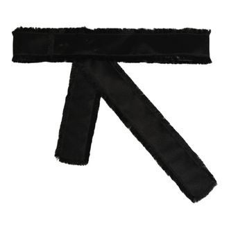 Dolce & Gabbana Ceinture Cintura &agrave; nouer - Femme - Accessoires - Noir - Taille: S