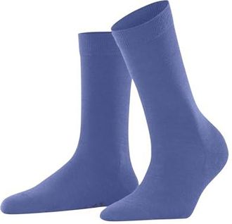 Falke Softmerino W So laine coton unies 1 paire, Chaussettes Femme, Bleu Water 6550, 37-38