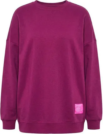 STUDIO UNTOLD Sweatshirt Sweatshirt oversized Statement Patch Langarm