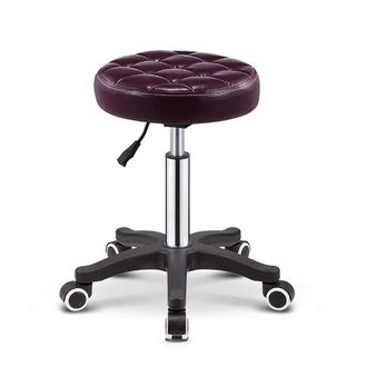 Generic H&ouml;henverstellbare Drehhocker, 2er-Set, rollbarer Esszimmerstuhl, runder Barhocker f&uuml;r K&uuml;che, Wohnzimmer