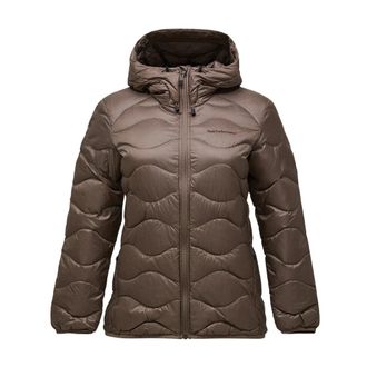 Peak Performance Helium Daunen-Kapuzenjacke - - Sport - Damen - Braun - L