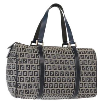 Fendi Sac &agrave; main en toile Pre-owned - Femme - Pre-owned - Bleu - Taille: ONE Size