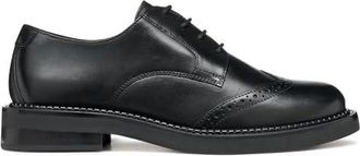 Geox D SERILDA Oxford, pour Femme, Noir, 38,5 EU, Noir, 38.5 EU