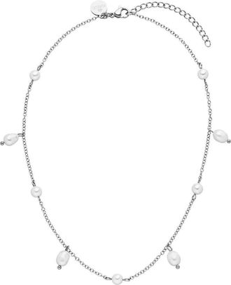 Purelei Halskette - Choker Pearl Drop - Gr. unisize - in Silber - f&uuml;r Damen