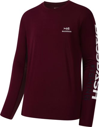 Bassdash Angeln T-Shirt Fishing Langarm Wasser UPF 50+ Shirt Rashguard Angelbekleidung UV Sonnenschutz