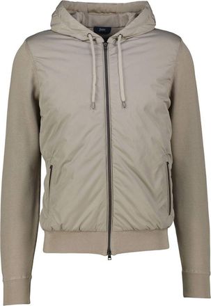 Herno Herren Strickjacke mit Kapuze Regular Fit