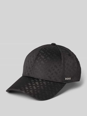 HUGO BOSS Basecap mit monochromer Musterung