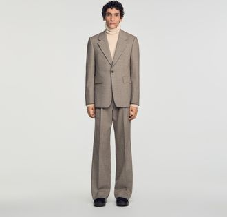 Sandro Veste de costume en laine