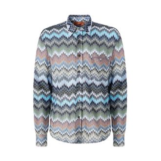 Missoni Langarmshirt - - Shirts - Herren - Mehrfarbig - L