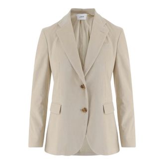 Lardini Femme, Vestes, Beige, Taille: 44 FR Veste en coton stretch