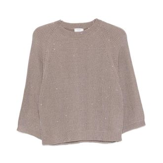 PESERICO Damen, Strickwaren, Braun, LGr&ouml;&szlig;e