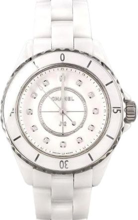 Chanel Pre-owned J12 Ceramic Quartz - Femme - Pre-owned - Blanc - Taille: ONE Size