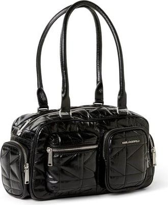 Karl Lagerfeld Sac &agrave; main matelass&eacute; en cuir