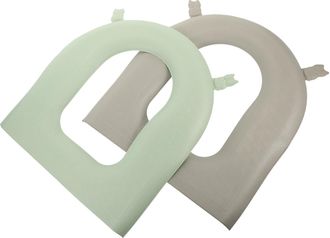 Artibetter Angoily 2 Stück Eva Haftende Toilettensitzpolster Wasserfeste Dicke Toilettenmatten Waschbare Weiche Wc Sitzauflagen rutschfest Passend für Verschiede