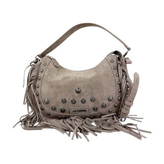 La Carrie Femme, Sacs, Gris, Taille: ONE Size Aztec Sottospalla Frange