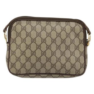 Gucci Pre-owned Leather Shoulder Bag - - Pre-owned - Damen - Beige - ONE SIZE