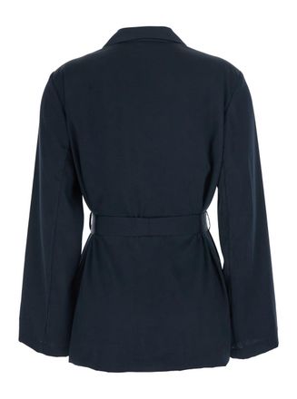P.A.R.O.S.H. Womens Jacket Twill Blue Blazers
