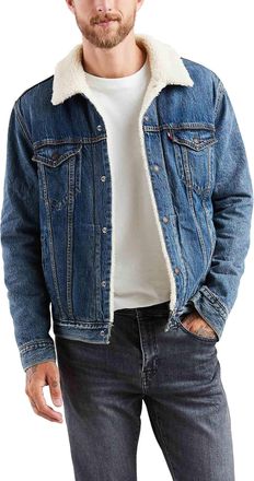 Levi's Herren Type 3 Sherpa Trucker Jacket, Fable, XXL