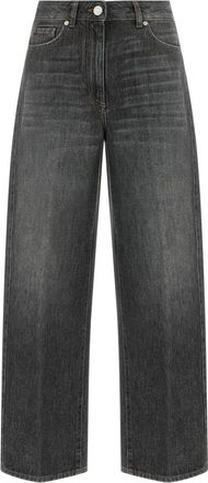 PESERICO Balloon Jeans - Femme - Jeans - Gris - Taille: 38 FR