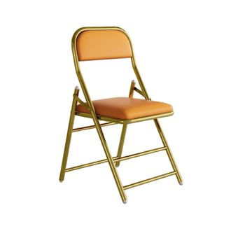 Generic Klappstuhl Gepolstert Einzeln mit Lehne Bis 100kg Belastbar Klappst&uuml;hle Camping Faltbar mit Metallrahmen Platzsparend f&uuml;r G&auml;ste K&uuml;che B&uuml;ro Hochzeit un