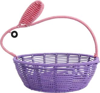 Generic Geflochtener Korb - Niedlicher Osterhase L&auml;ndlicher Organisator | Gewebte Aufbewahrungsk&ouml;rbe f&uuml;r Dekoration | Geeignet F&uuml;r K&uuml;che Vorratsschrank Wohnzi