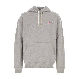 New Balance Homme, Sweatshirts et sweats &agrave; capuche, Gris, Taille: XL Core Fleece Pullover Sweat &agrave; capuche