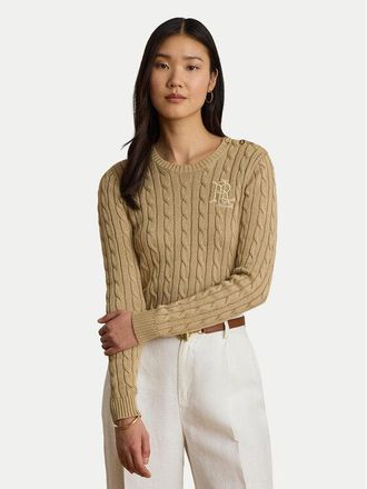 Lauren Ralph Lauren Pullover 200P14039006 Beige Regular Fit