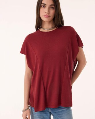 Kujten Top col rond soie cachemire - T-Shirt Ambrosia