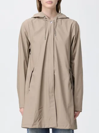 Rains Jacke Damen Farbe Beige