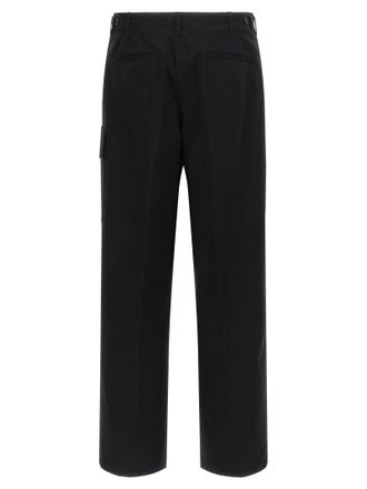 Fendi Cotton Gabardine Trousers - Black