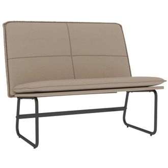 vidaXL Sitzbank Cappuccino-Braun 100x75x76 cm Kunstleder vidaXL