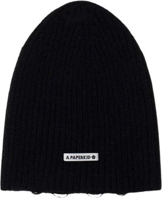 A Paper Kid Homme, Accessoires, Noir, Taille: ONE Size Hat